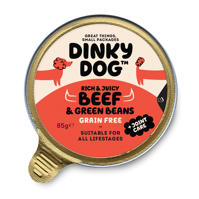 DINKY DOG Grain Free Beef and Green Beans Dog Food | Pets Villa