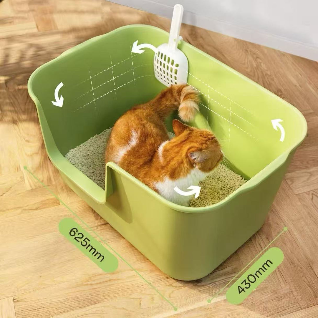 Extra Large Cat Litter Tray - High Sides, Low Entry | Petsvilla – Pets ...