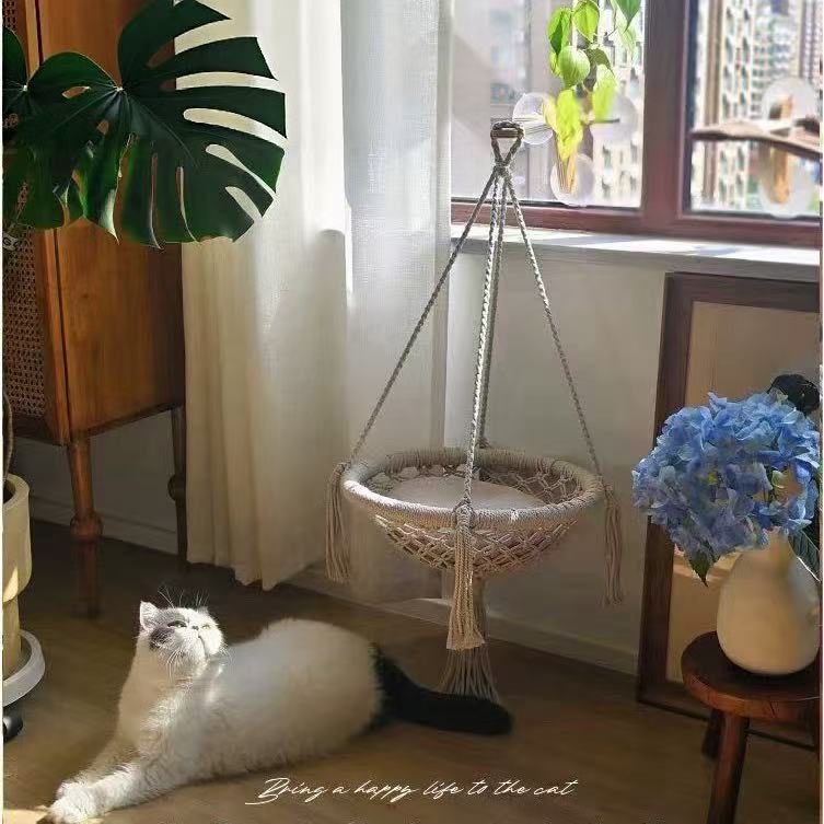 JOYCAT Window Basket / Sisal Perch / Curved Sisal Perch | Pets Villa
