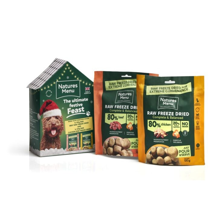 NATURES MENU Christmas Dinner Raw Freeze Dried Feast | Pets Villa