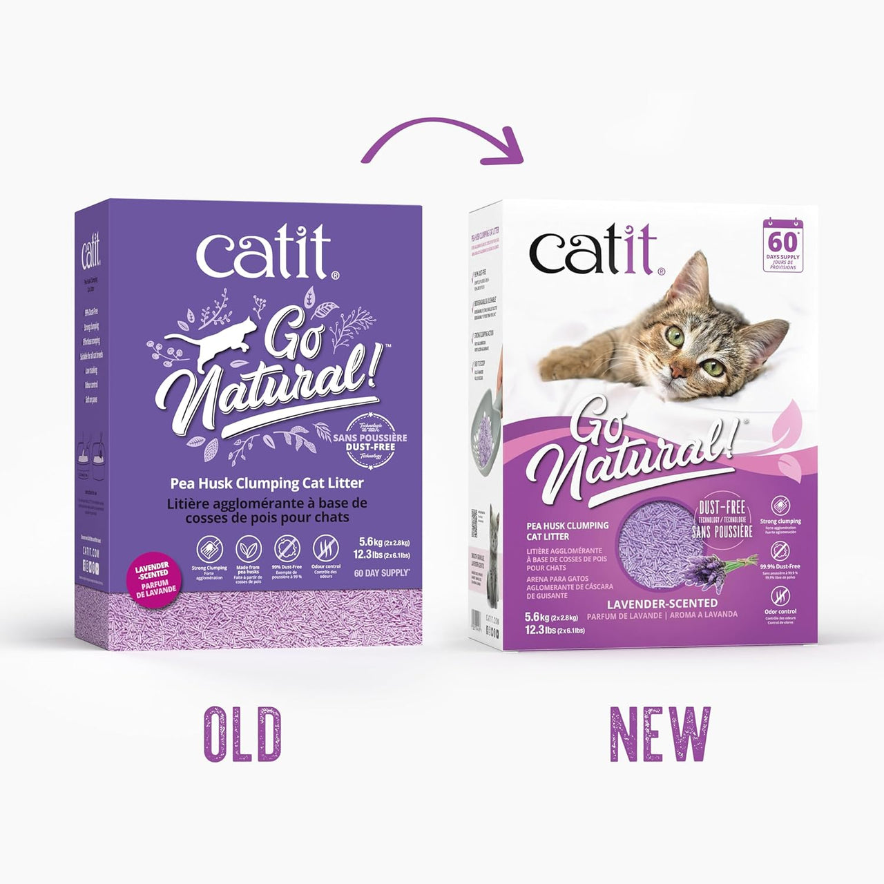CATIT Go Natural! Pea Husk Clumping Cat Litter - 5.6kg – Pets Villa