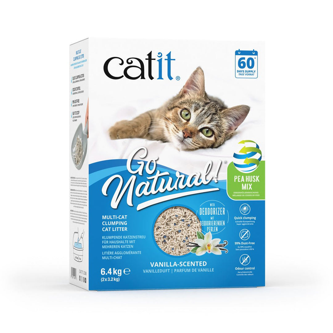 CATIT Go Natural! Pea Husk Mix Cat Litter 6.4kg | Pets Villa