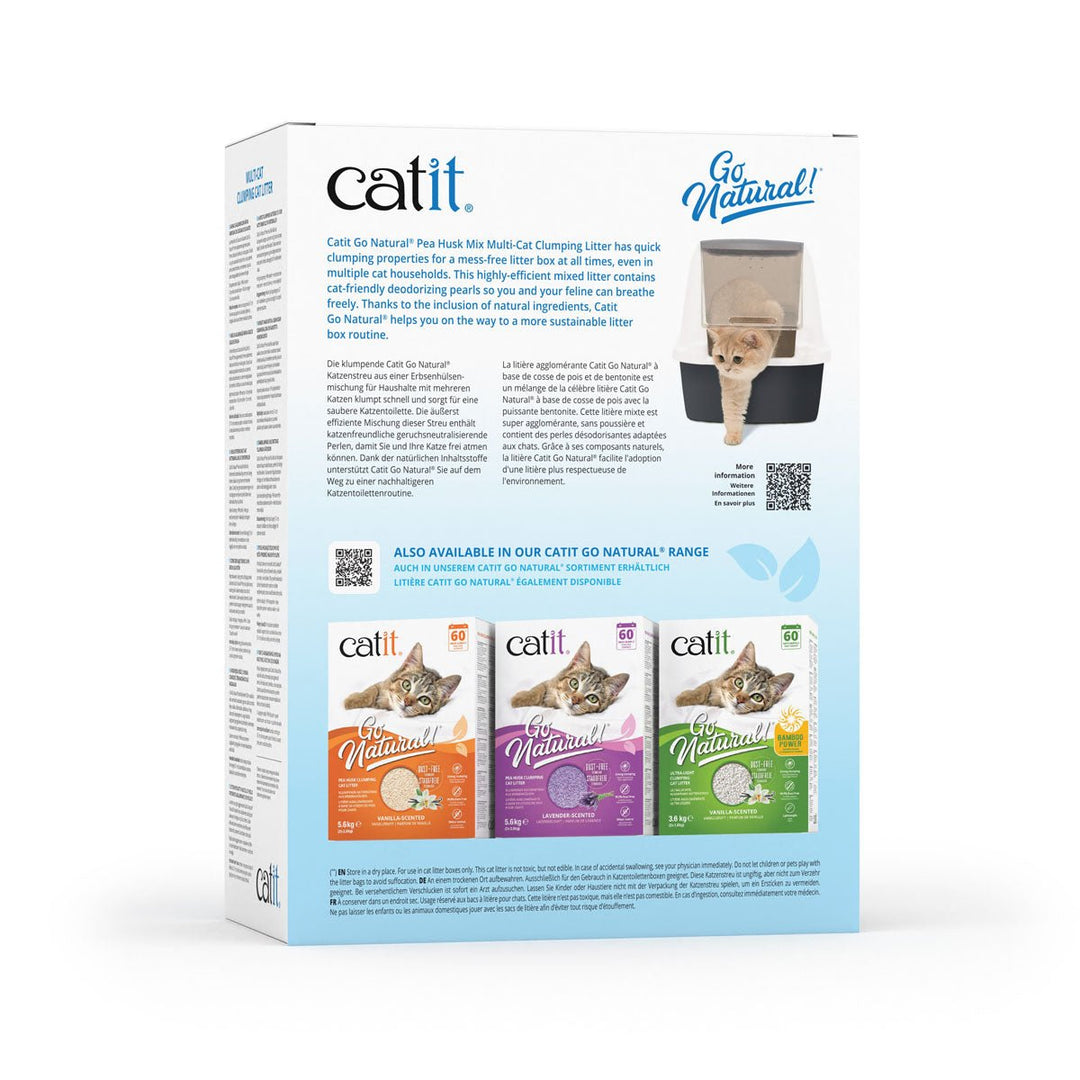 CATIT Go Natural! Pea Husk Mix Cat Litter 6.4kg | Pets Villa
