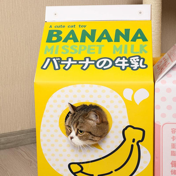 MISSPET Milk Box Cat Scratching Board