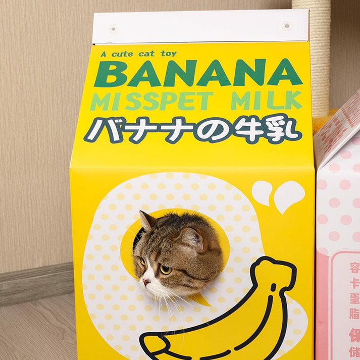 MISSPET Milk Box Cat Scratching Board