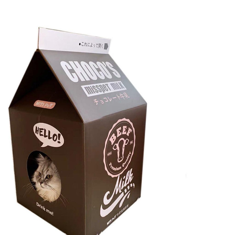MISSPET Milk Box Cat Scratching Board