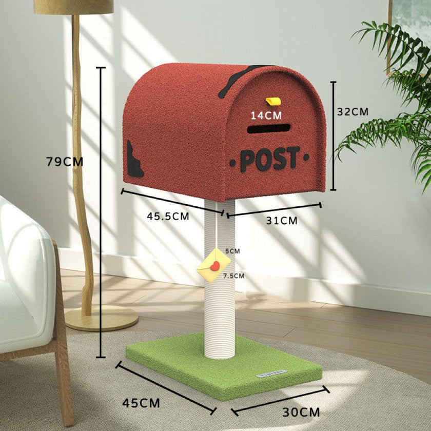 TINYPET Mailbox Cat Tree Scratching Post – Pets Villa